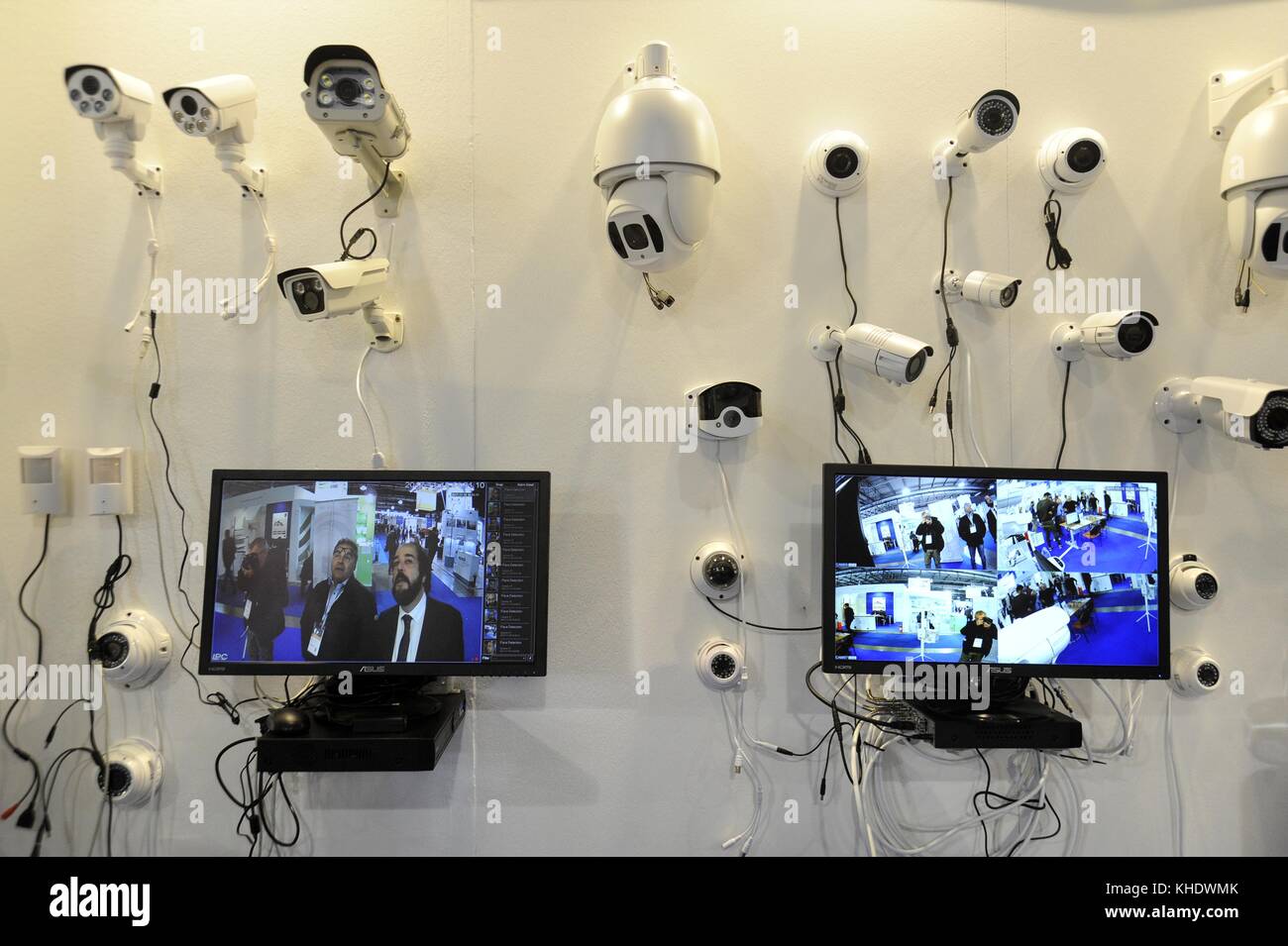 Milan (Italy), fair of security and safety, video surveillance Stock ...