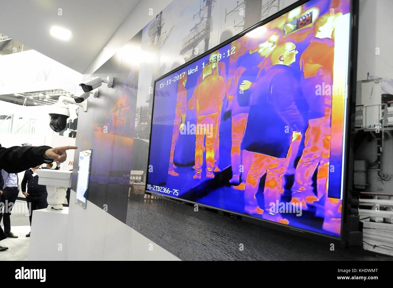 Milan (Italy), fair of security and safety, video surveillance Stock ...