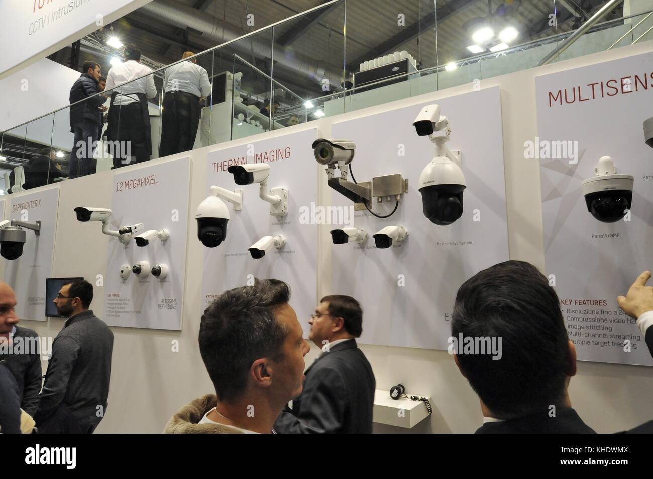 Milan (Italy), fair of security and safety, video surveillance Stock ...