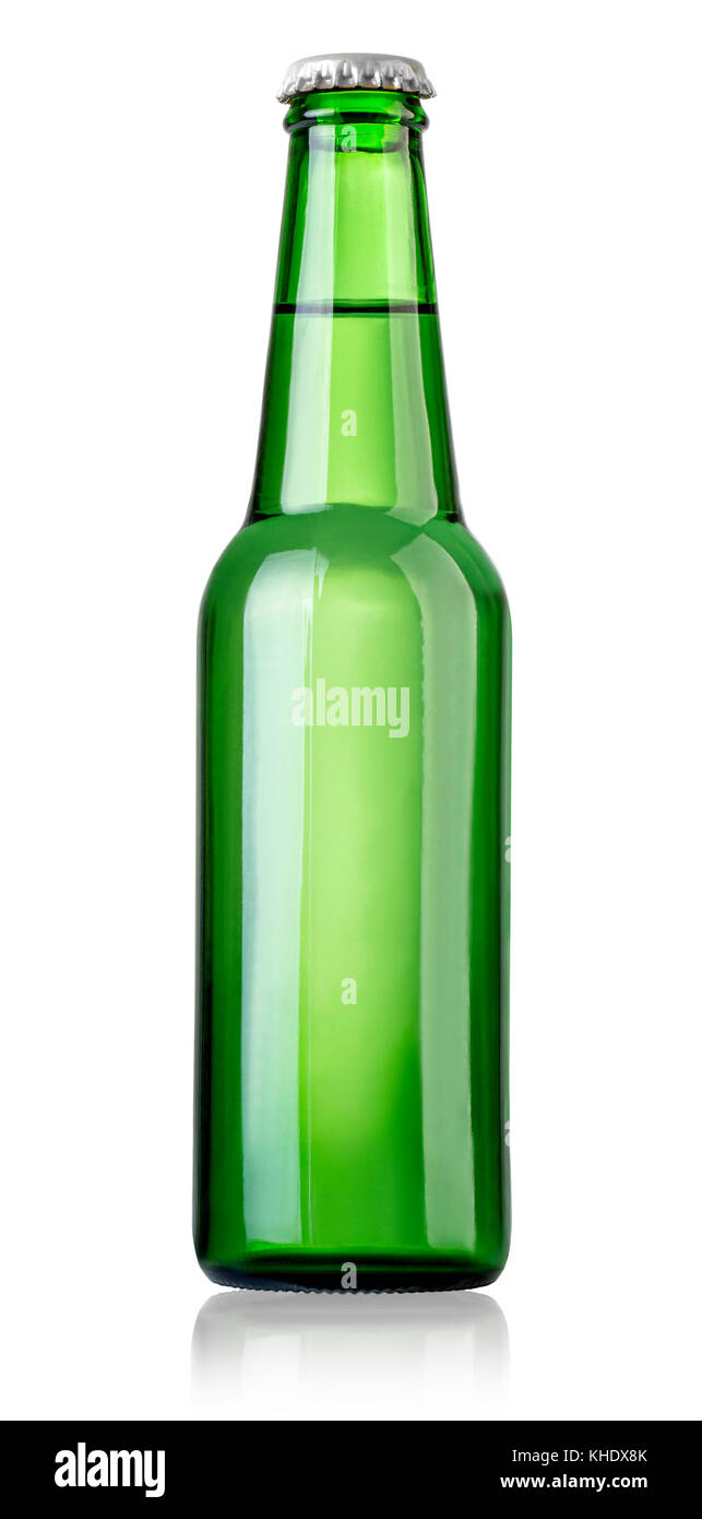 Bottle of beer on white background. File contains clipping paths Stock ...