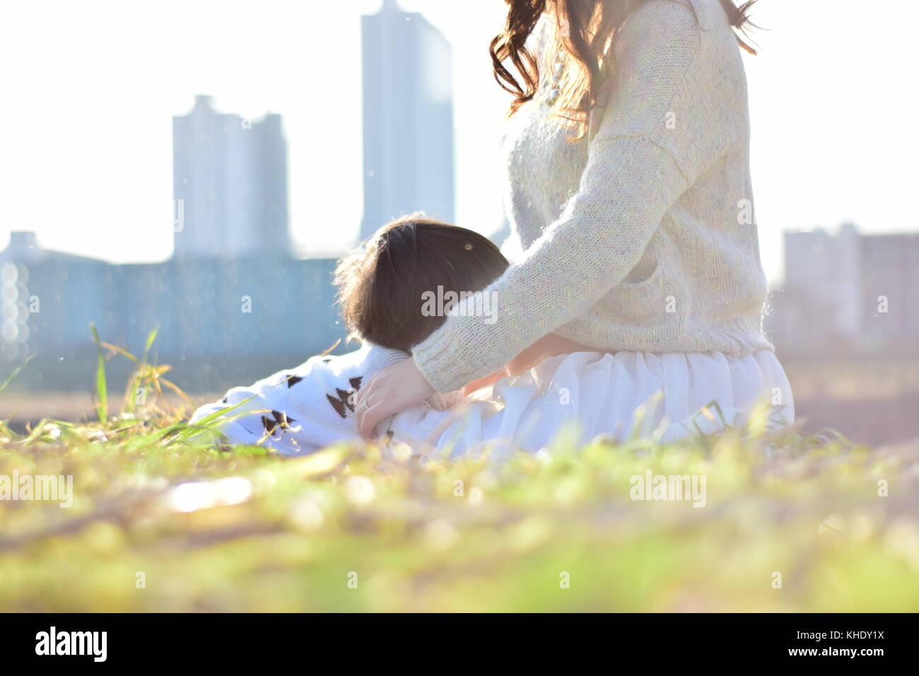 mom having baby with her cute boy Stock Photo - Alamy
