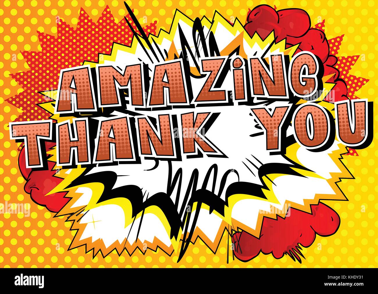 Thank comic book style word hi-res stock photography and images - Alamy