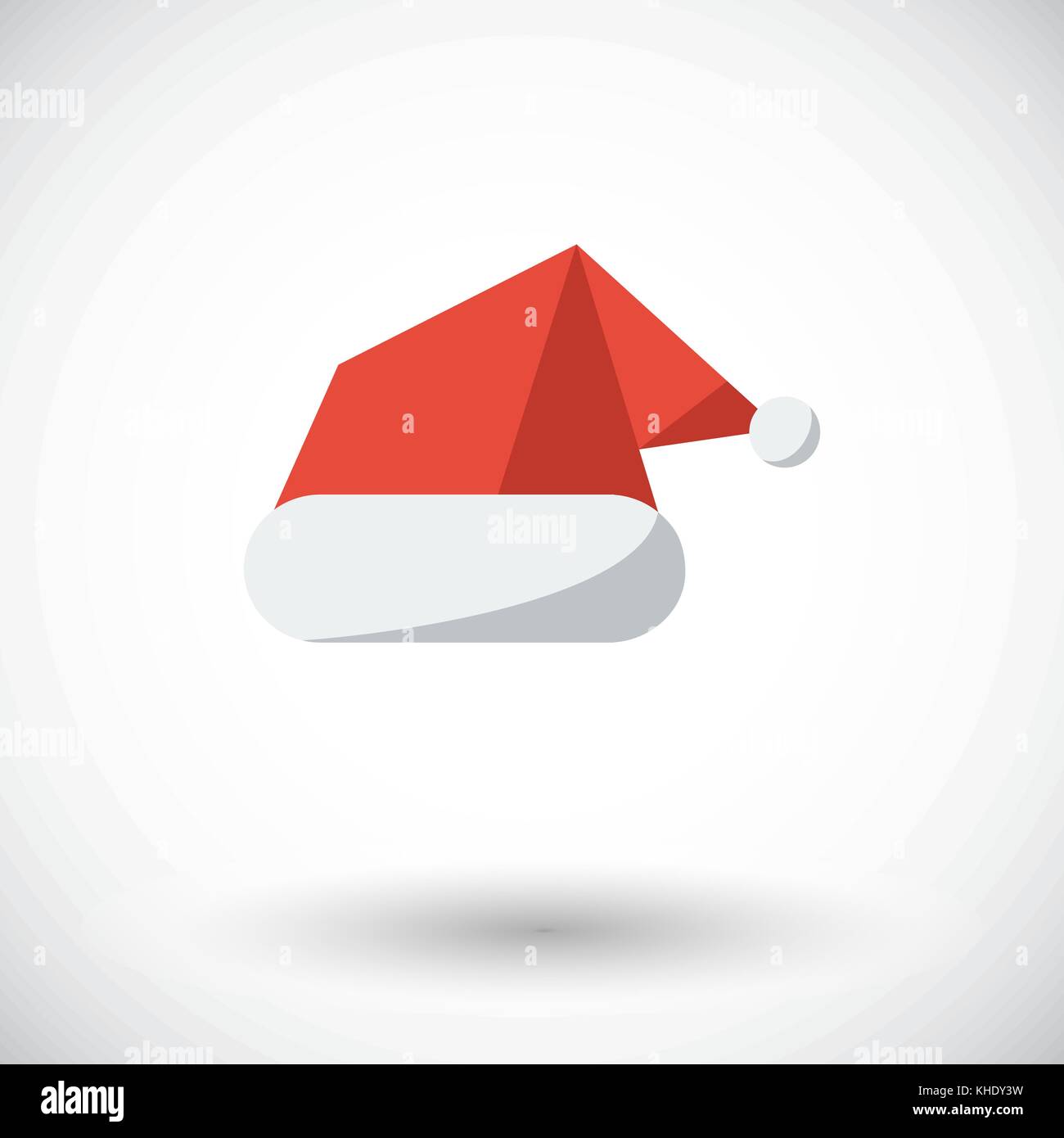 Santa hat icon. Flat vector related icon for web and mobile ...