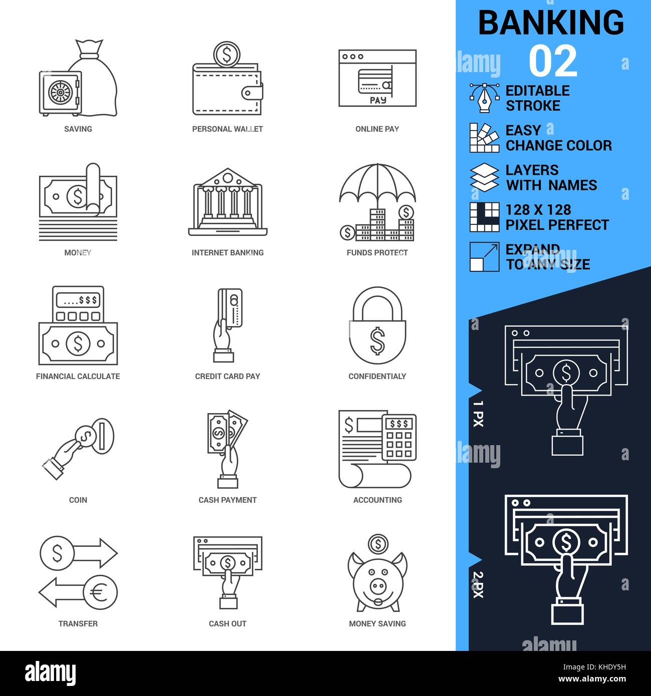 Bank names Stock Vector Images - Alamy