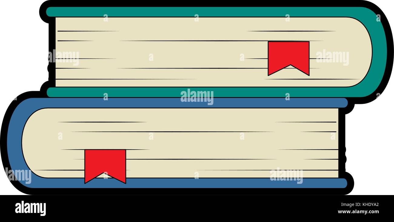 pile text books isolated icon vector illustration design Stock Vector ...