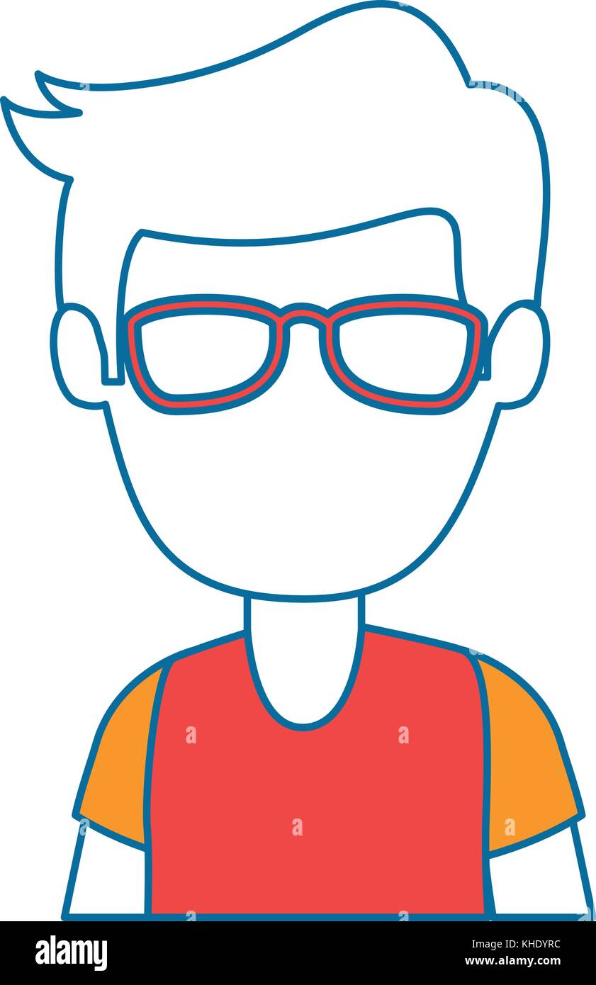 teacher male avatar character vector illustration design Stock Vector ...