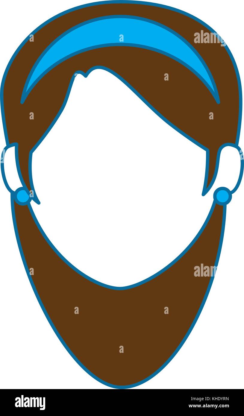 beautiful woman head avatar character vector illustration design Stock ...