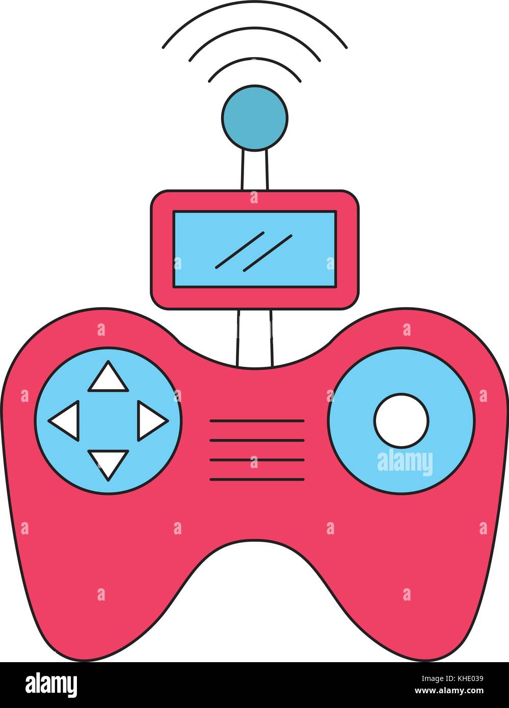 remote control antenna driver drone technology Stock Vector Image & Art ...