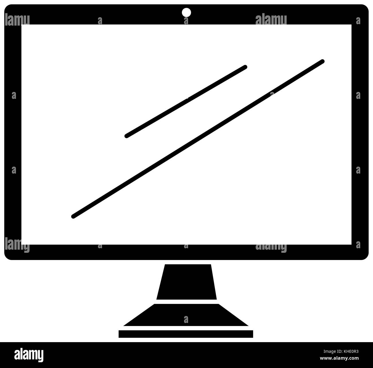 computer display isolated icon vector illustration design Stock Vector ...