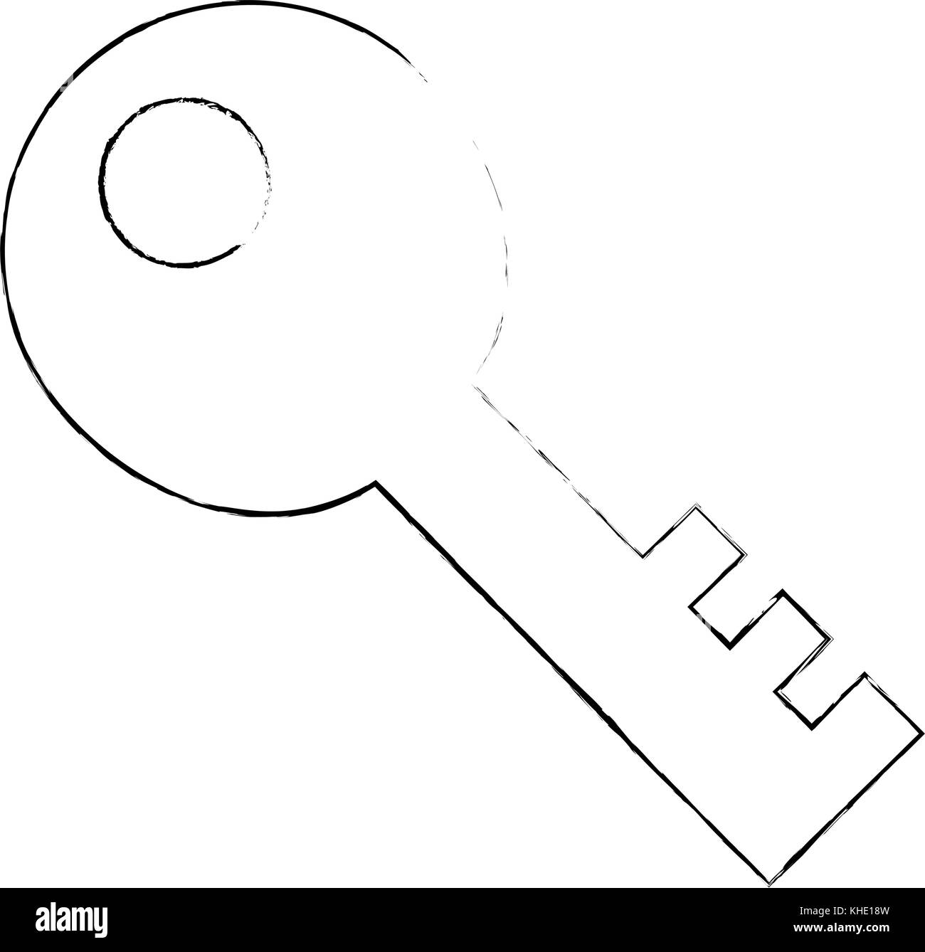 old key isolated icon vector illustration design Stock Vector Image ...