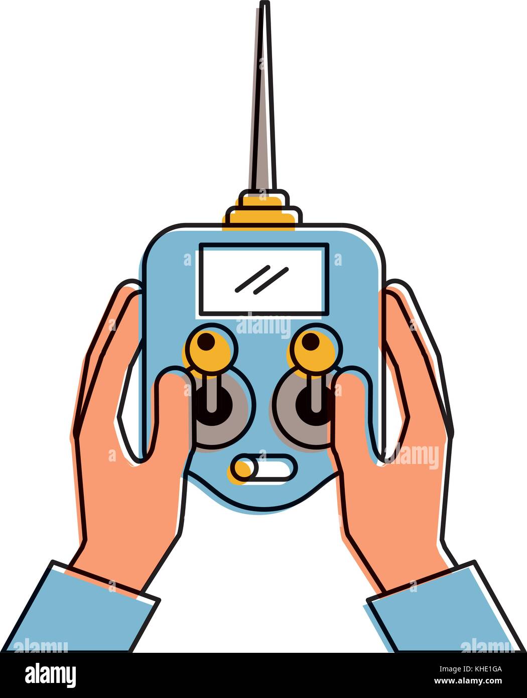 Drone control pad Stock Vector Images - Alamy