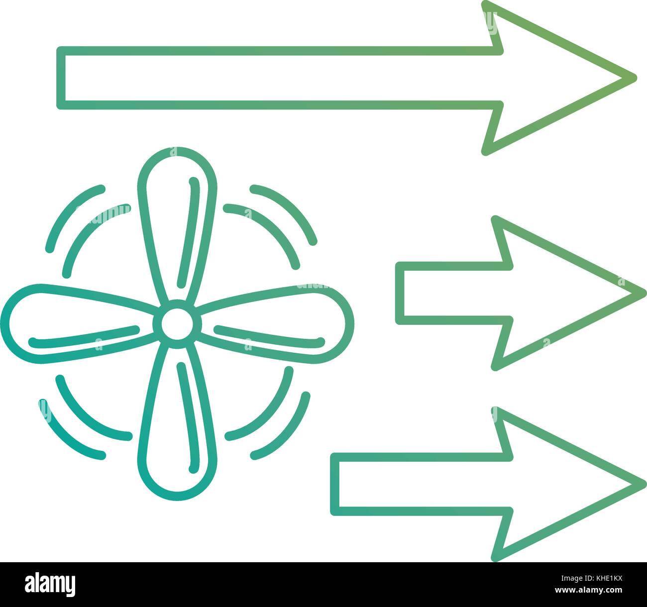 Air flow arrows hi-res stock photography and images - Alamy