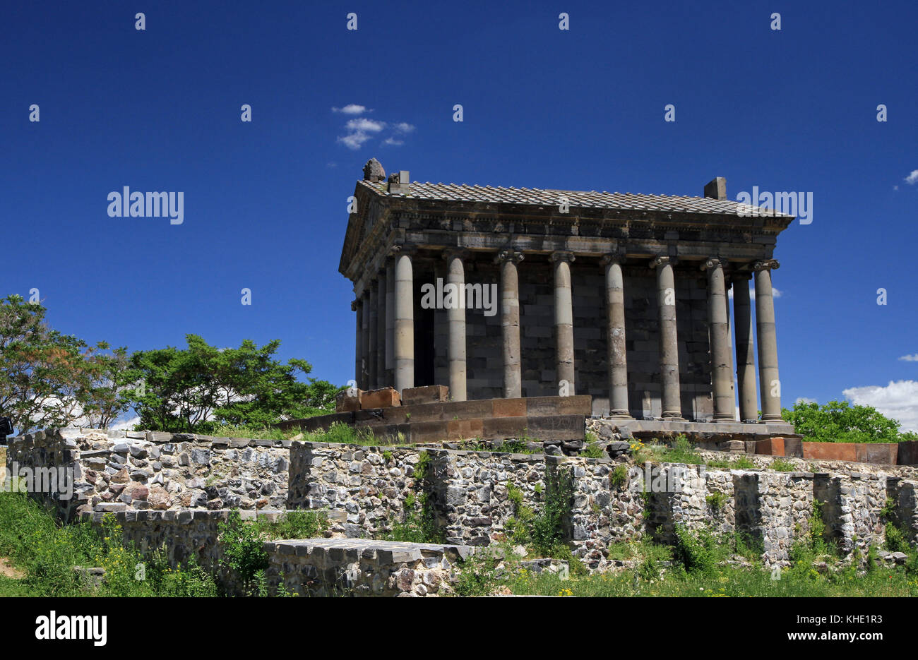 Temple of Garni, Armenia Stock Photo - Alamy