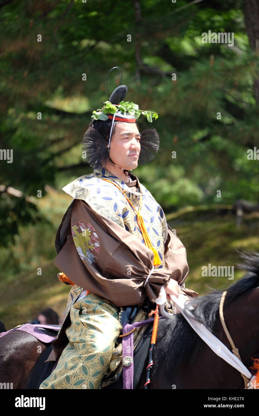 A Japanese man in traditional clothes Stock Photo - Alamy