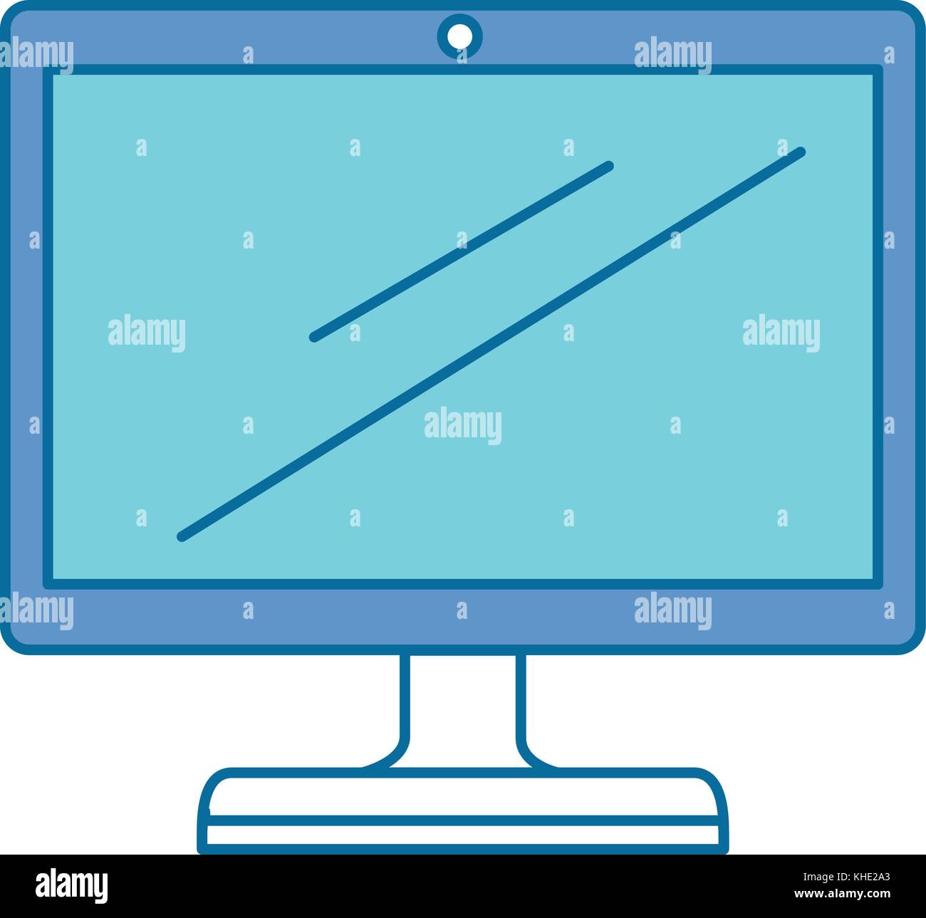 computer display isolated icon vector illustration design Stock Vector ...