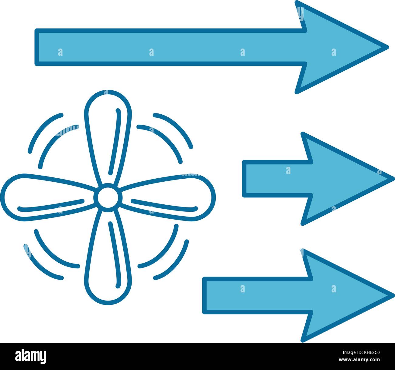 Air flow arrows hi-res stock photography and images - Alamy