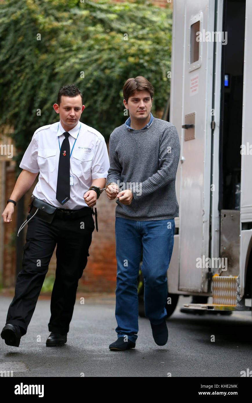 Daryll Rowe arrives at Lewes Crown Court this morning 15th November ...