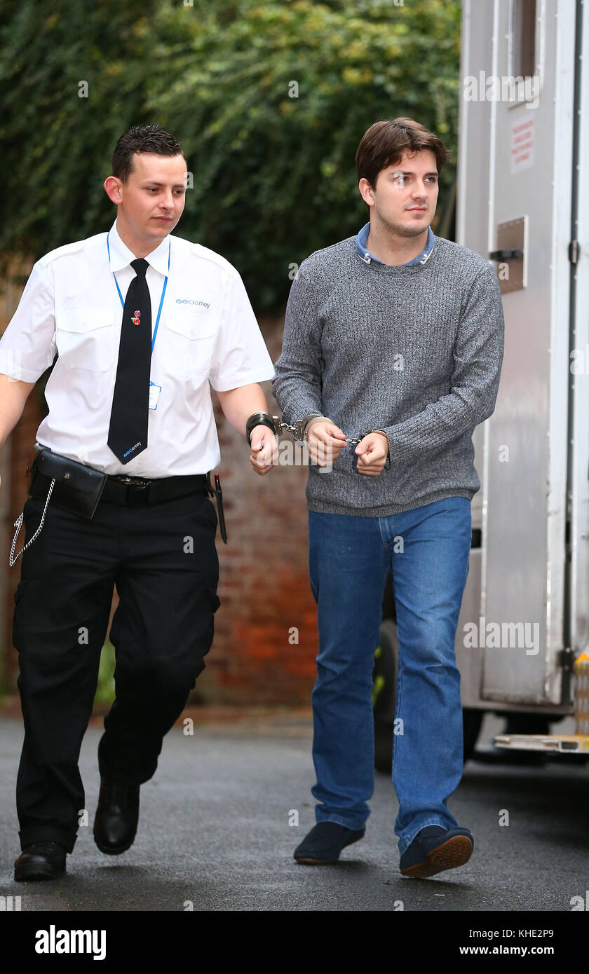 Daryll Rowe arrives at Lewes Crown Court this morning 15th November ...