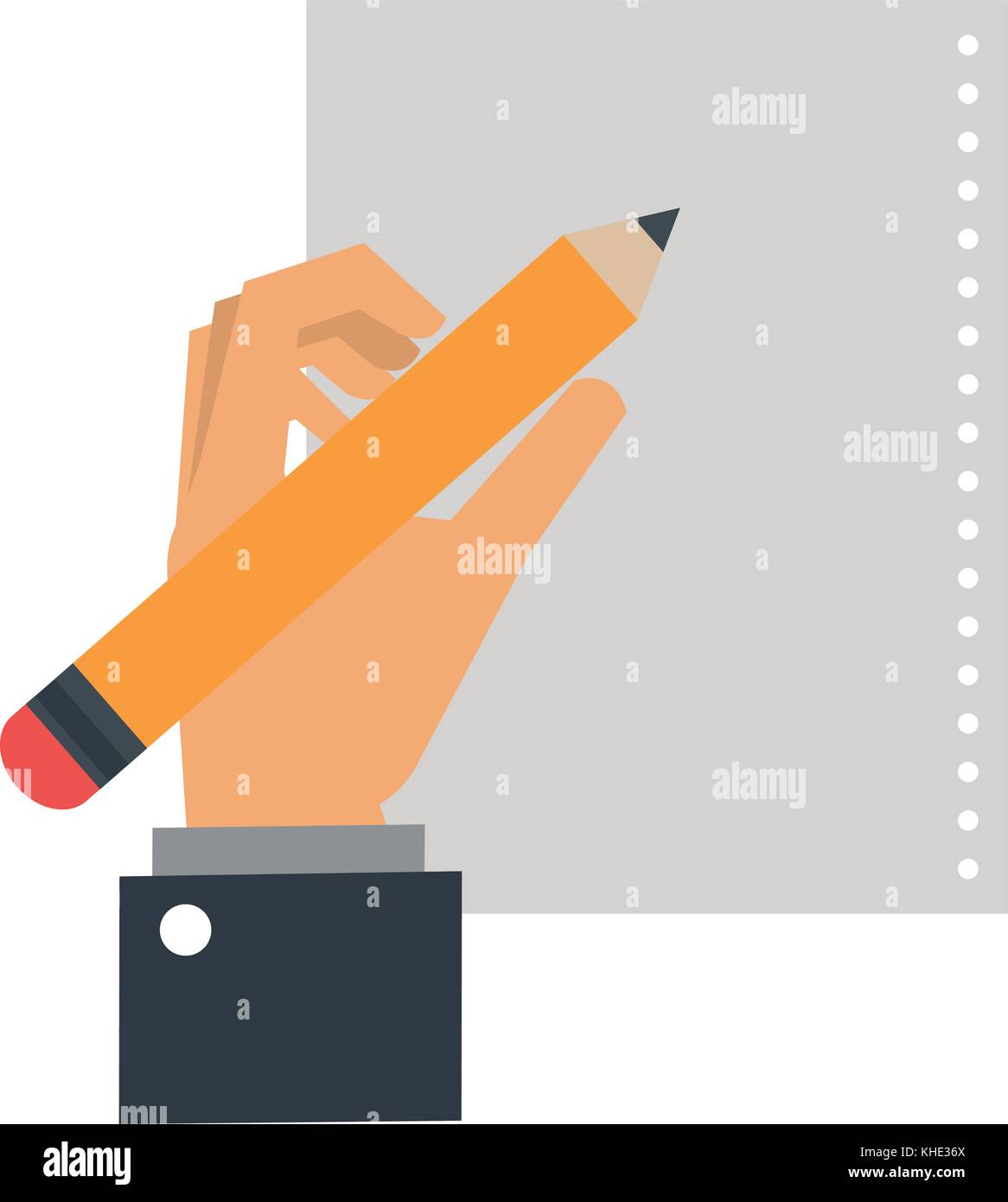 hand human writing icon vector illustration design Stock Vector Image ...