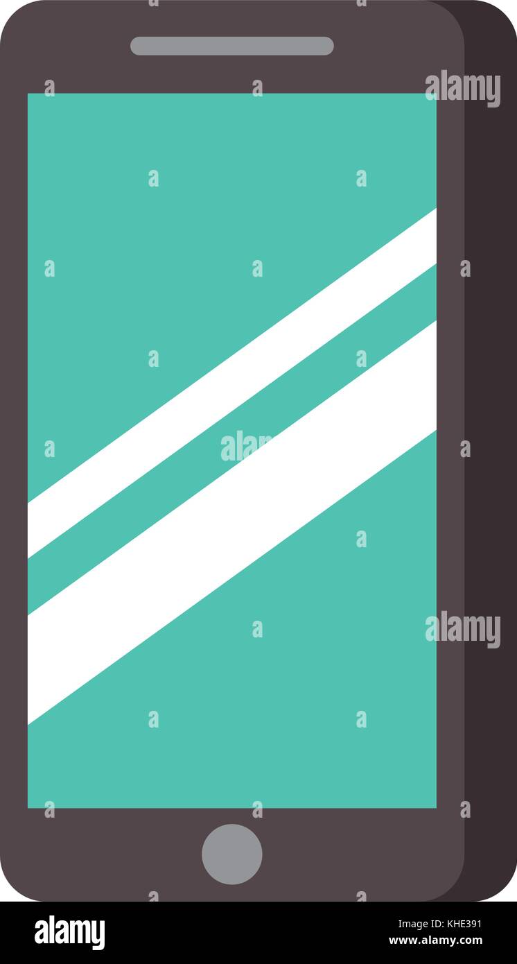 smartphone device technology digital touchscreen Stock Vector Image ...