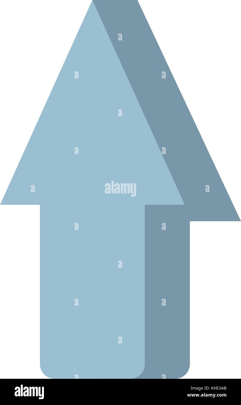 arrow showing to the top icon Stock Vector Image & Art - Alamy