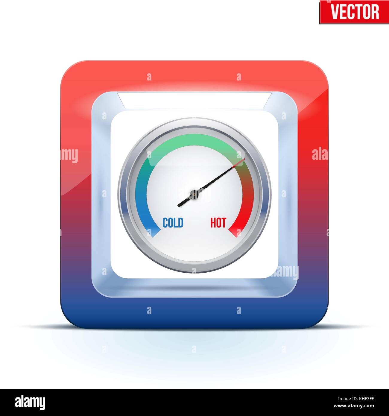 Icon of Indicator meter of comfort Stock Vector Image & Art - Alamy