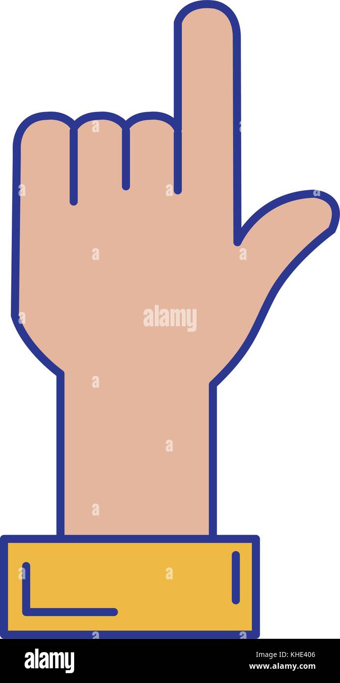 hand human touching icon Stock Vector Image & Art - Alamy