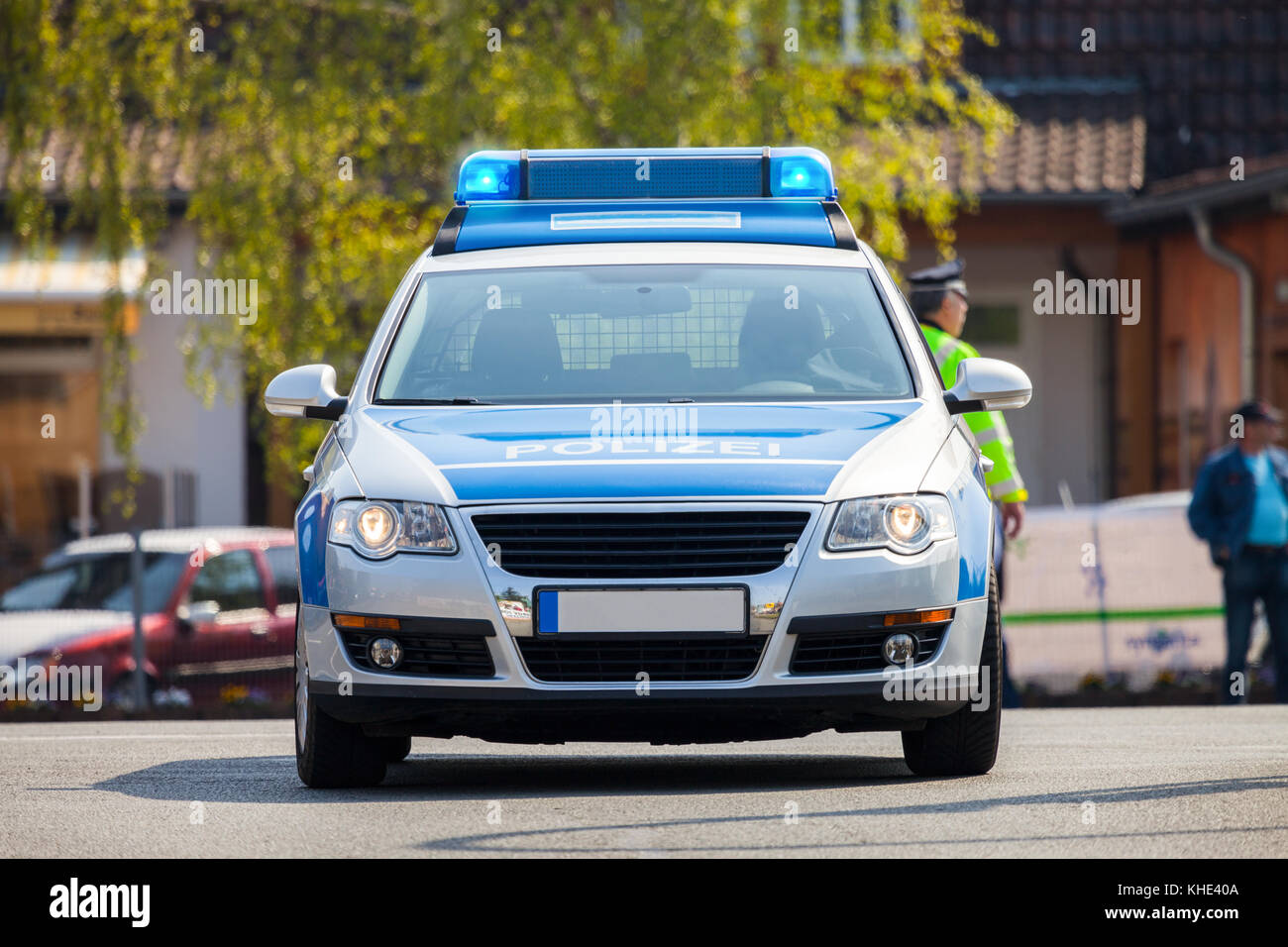 german police car Stock Photo - Alamy