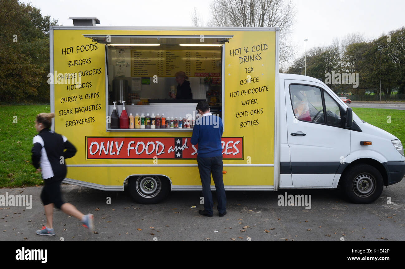 Burger van man hi-res stock photography and images - Alamy