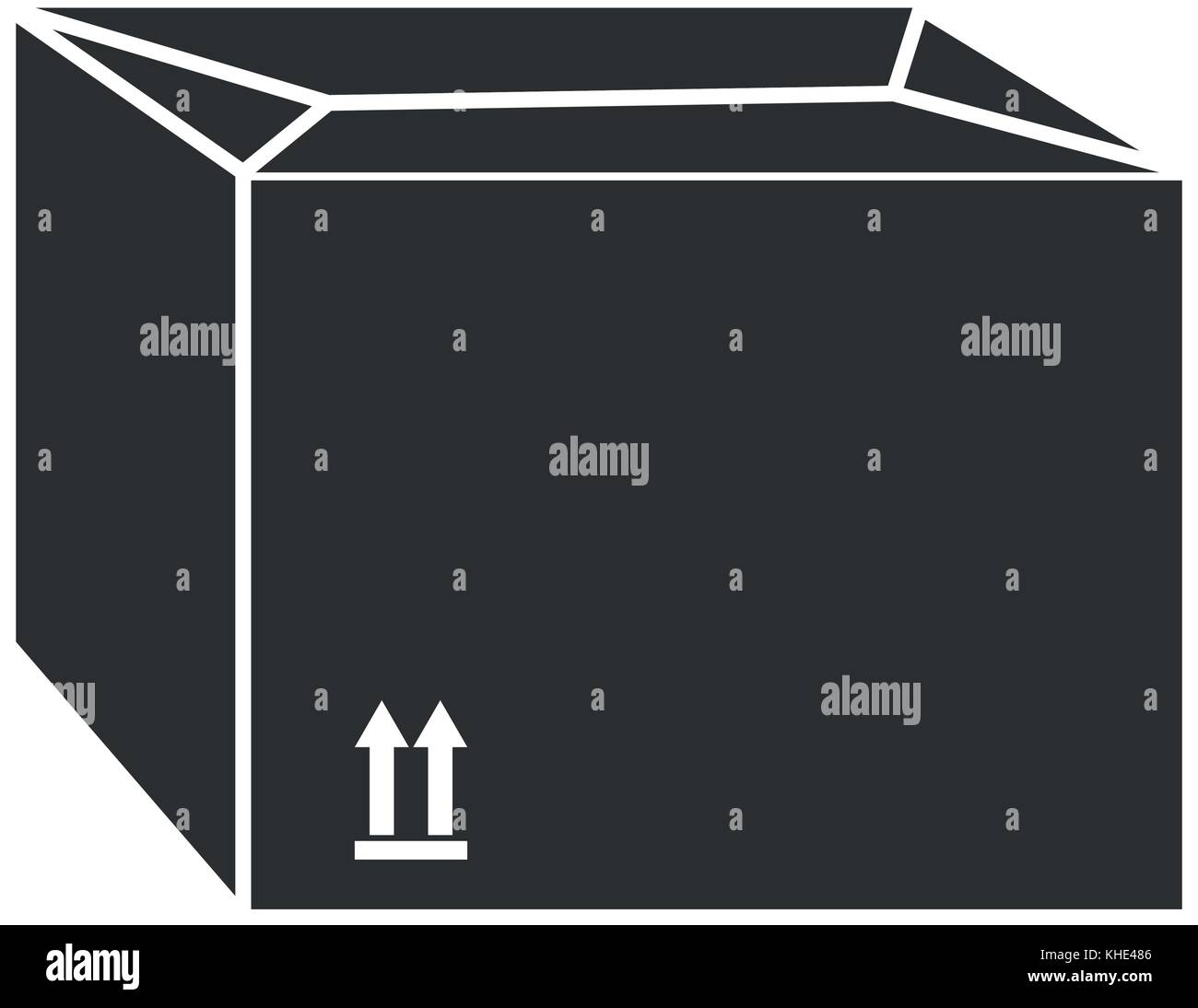 carton box isolated icon Stock Vector Image & Art - Alamy