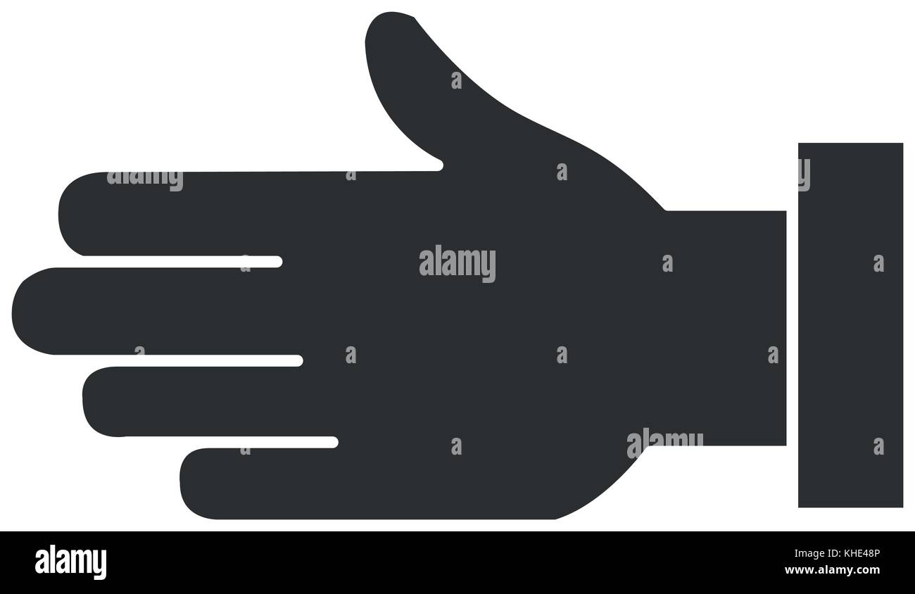 hand stop isolated icon Stock Vector Image & Art - Alamy
