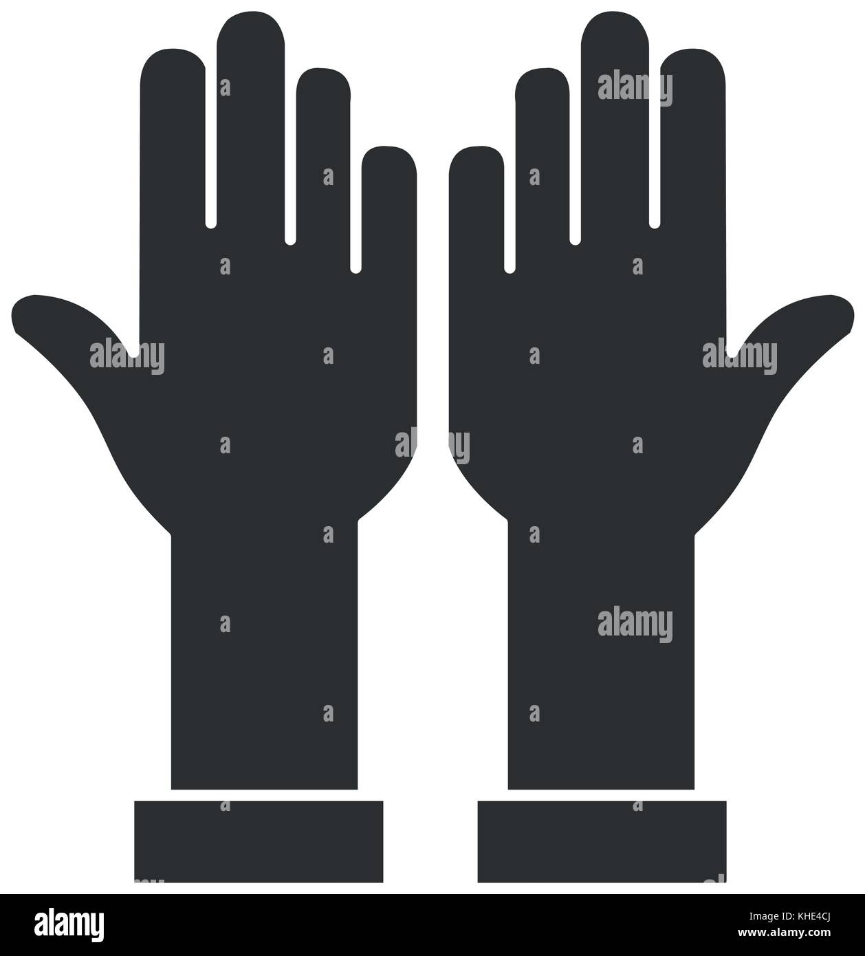 hands human up icon Stock Vector Image & Art - Alamy