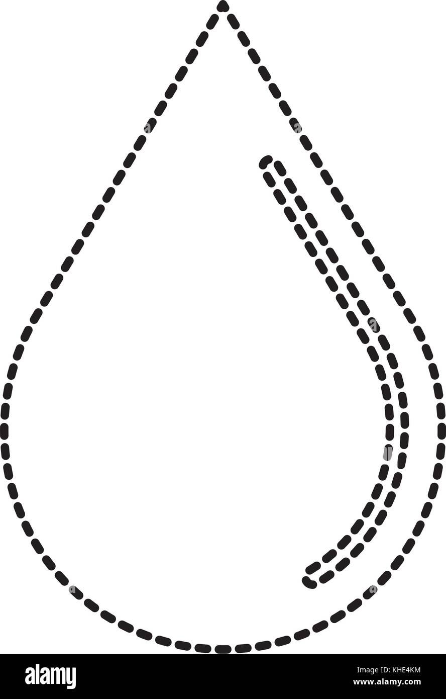 drop silhouette isolated icon Stock Vector Image & Art - Alamy