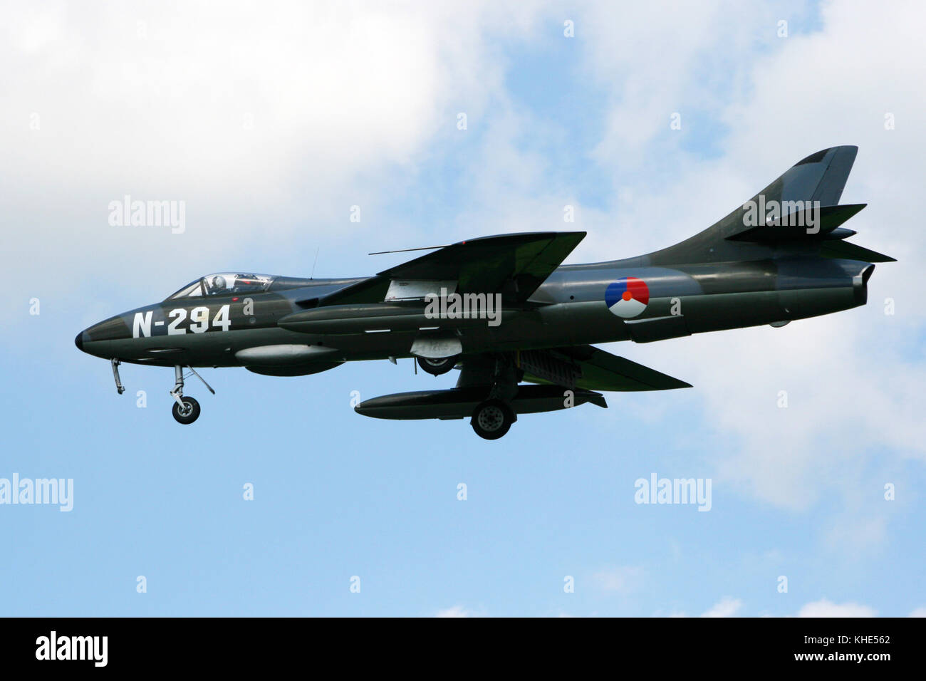 VOLKEL, NETHERLANDS - JUN 18, 2009: Former Netherlands Air Force Hawker ...