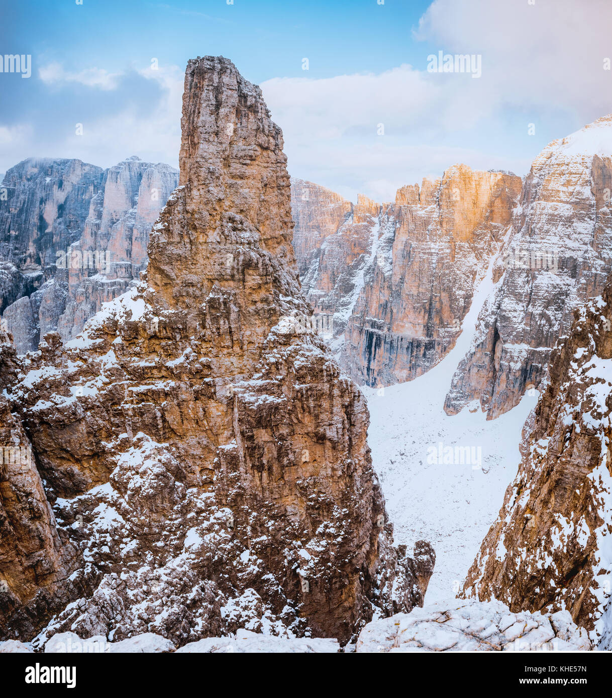 mountains Sella Ronda Dolomites Italy Stock Photo - Alamy