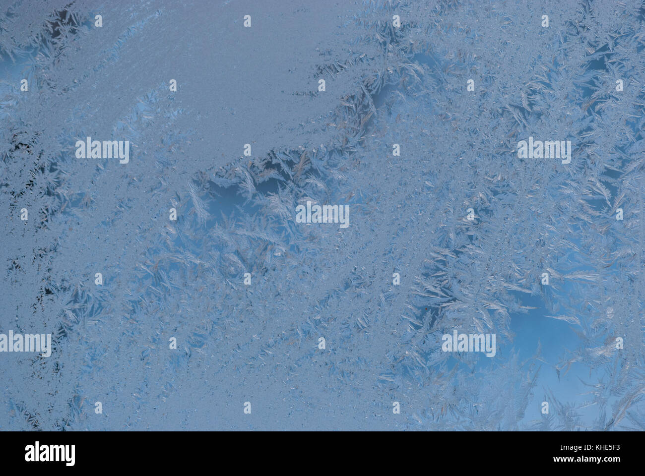 frosty patterns in the window Stock Photo - Alamy