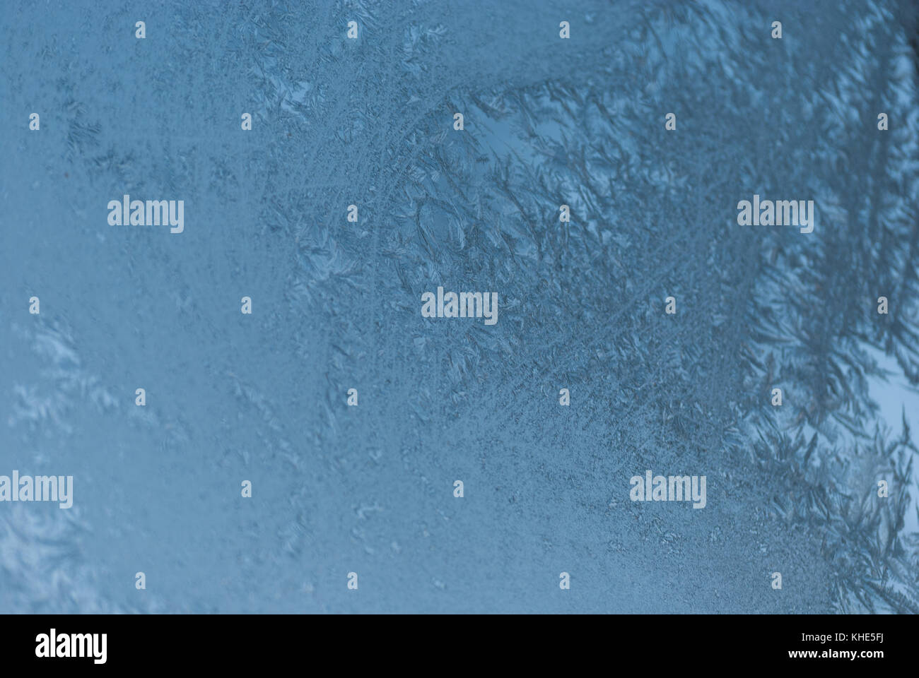 frosty patterns in the window Stock Photo - Alamy