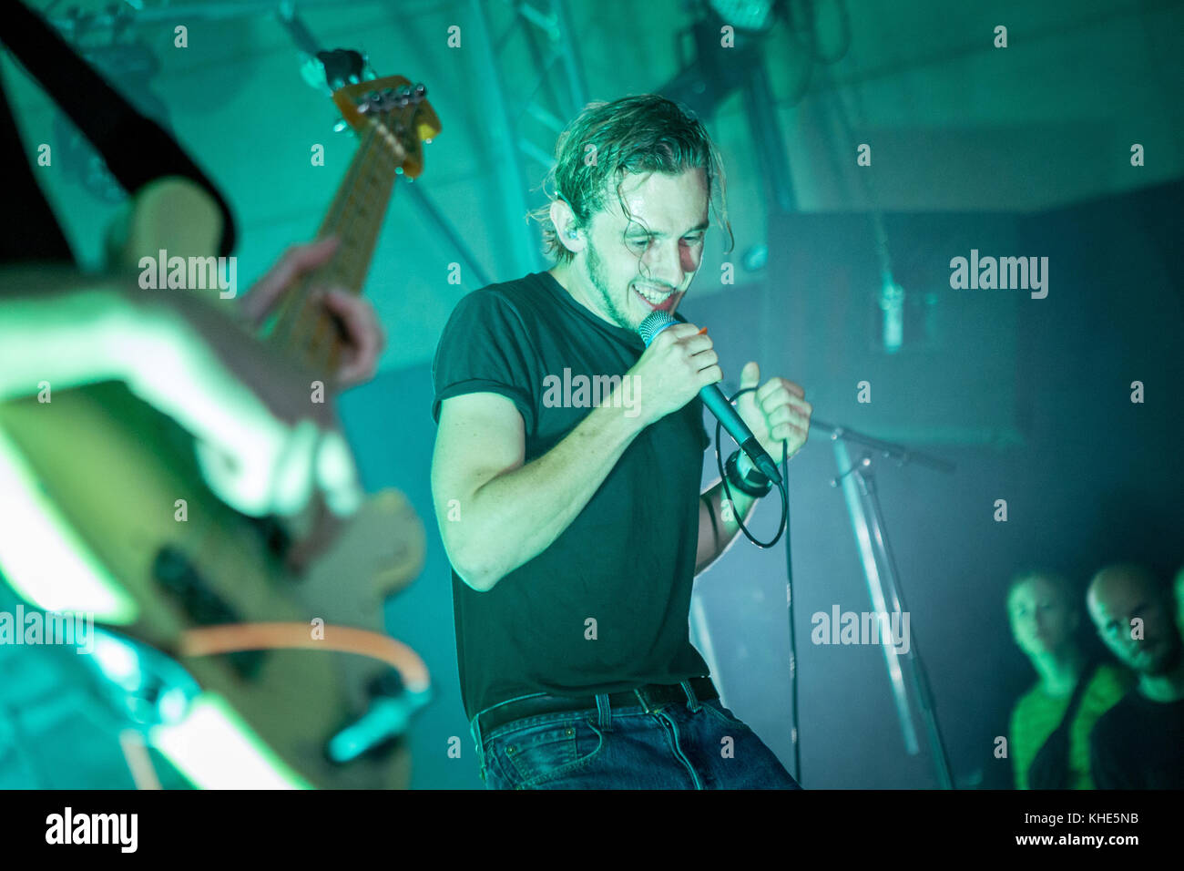 The Danish indie rock band Blaue Blume performs a live concert at ...