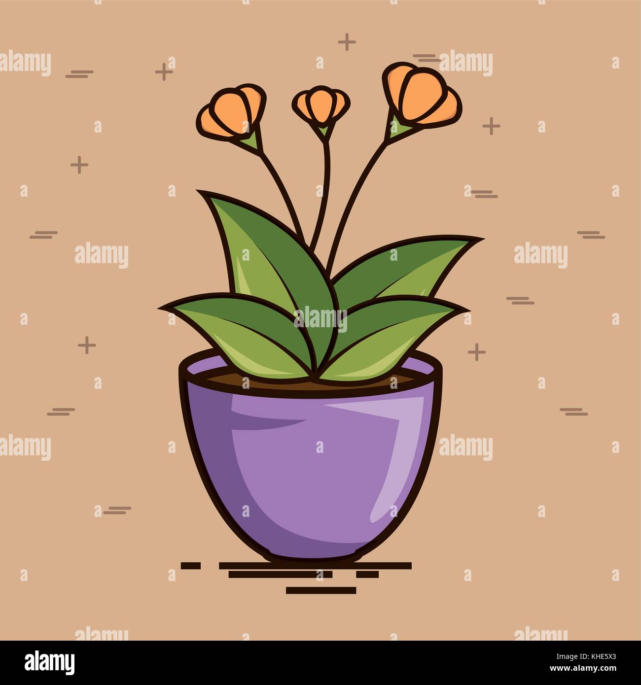 cute beautiful house plants cartoons Stock Vector Image & Art - Alamy