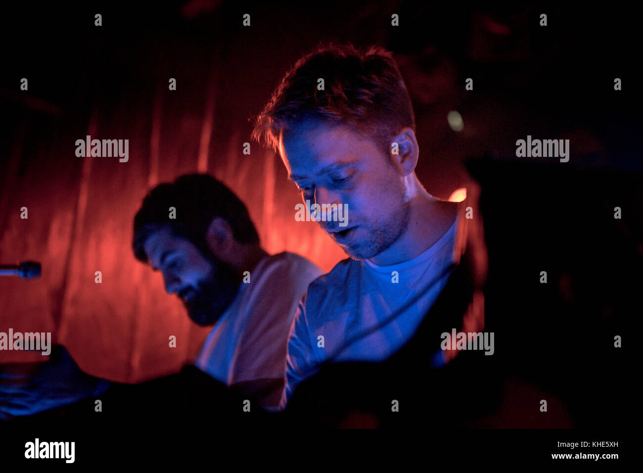 The German electronic music duo Digitalism performs a live concert at ...
