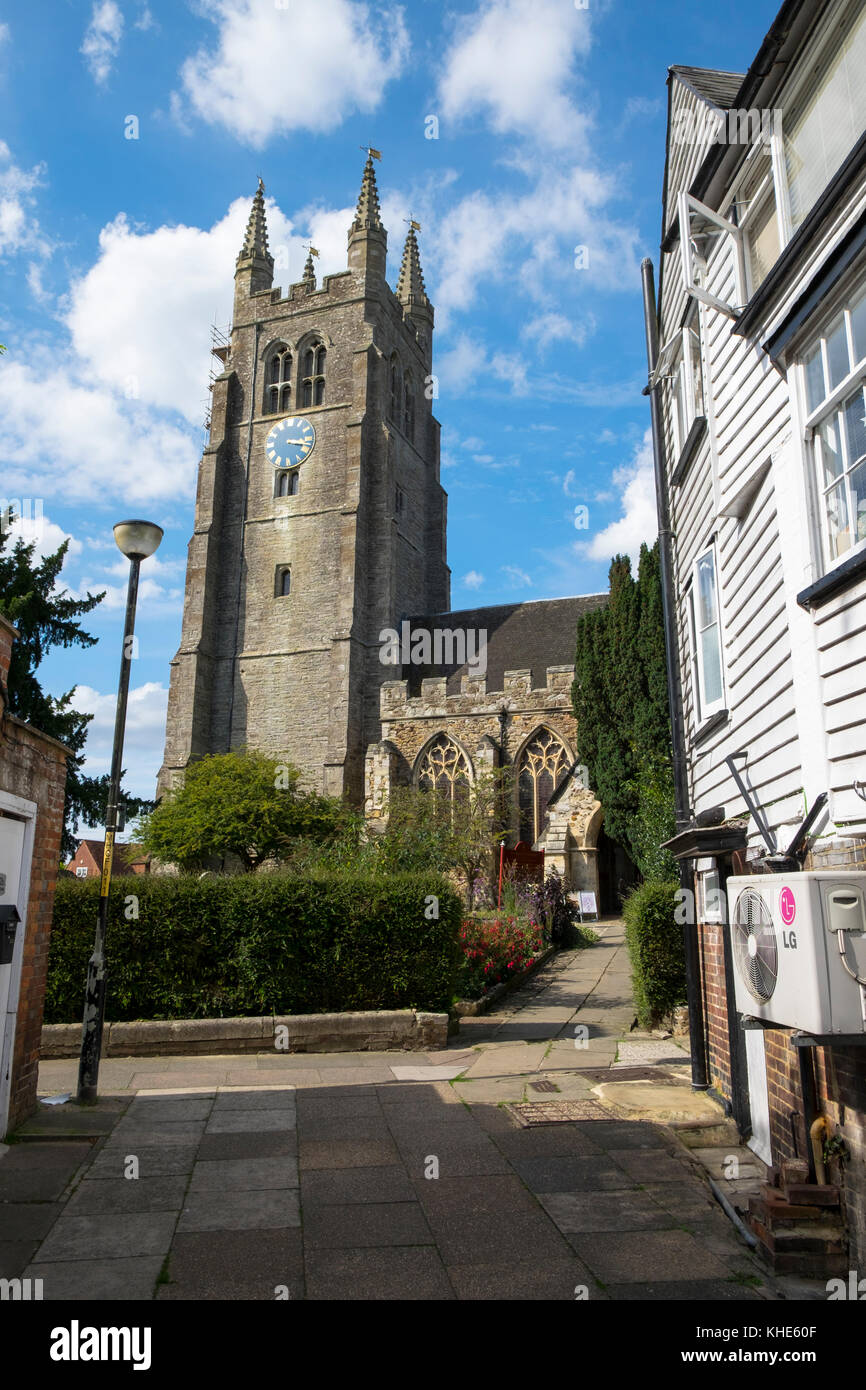 St Mildreds Church Tenterden Kent High Resolution Stock Photography and ...