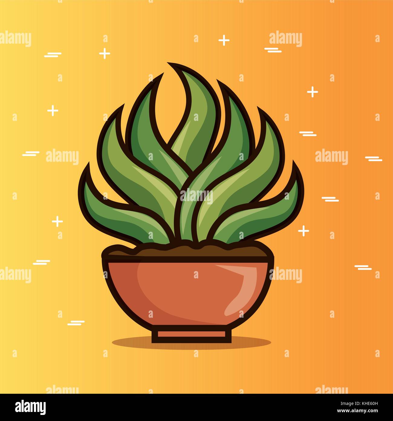 cute beautiful house plants cartoons Stock Vector Image & Art - Alamy