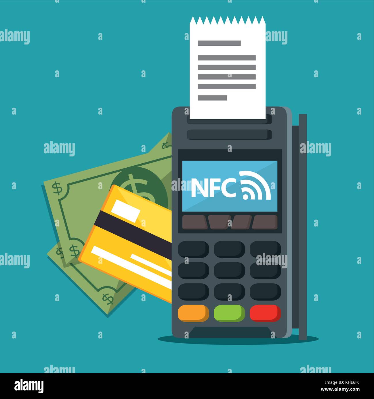 nfc technology concept design Stock Vector Image & Art - Alamy
