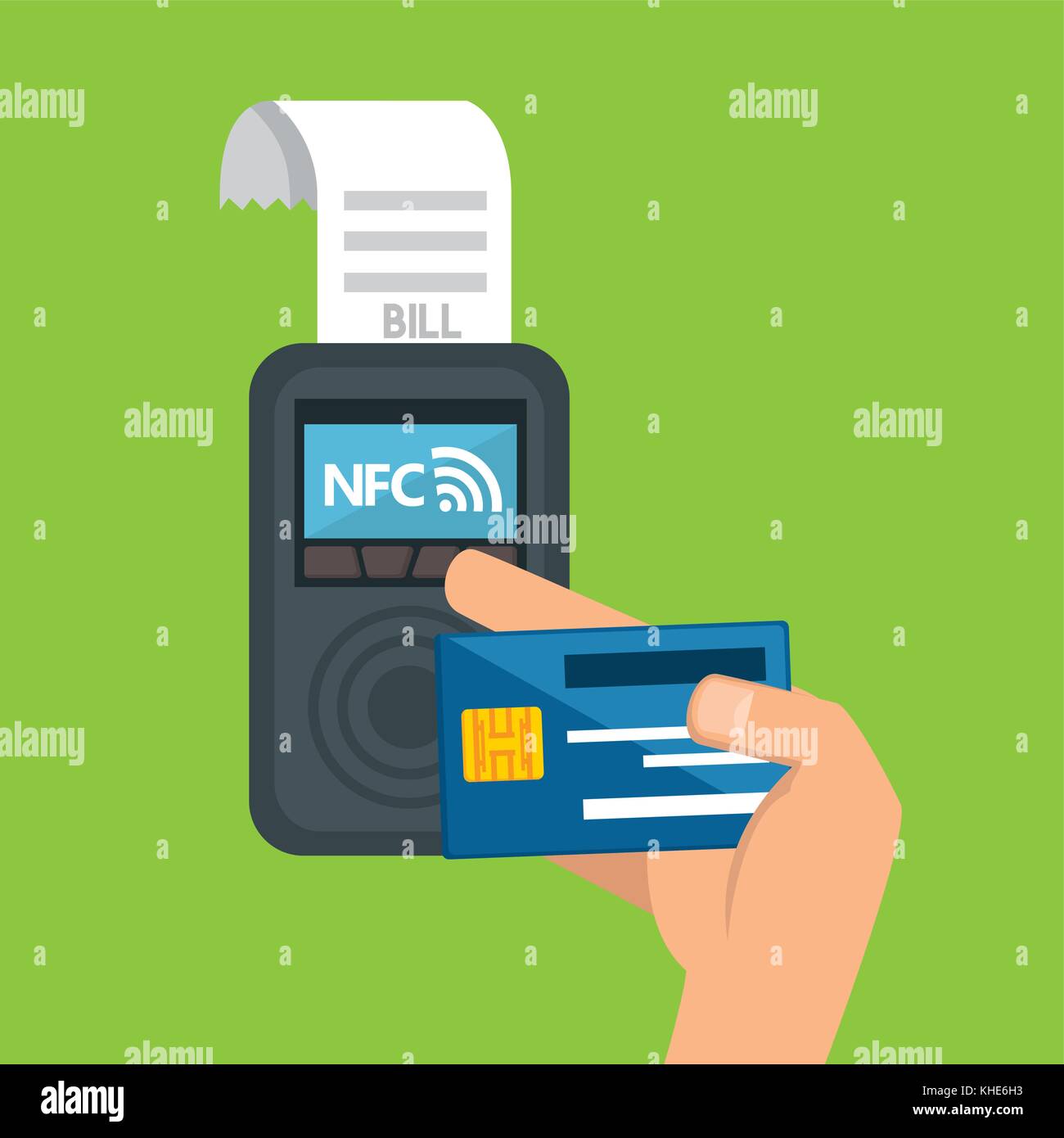 nfc technology concept design Stock Vector Image & Art - Alamy