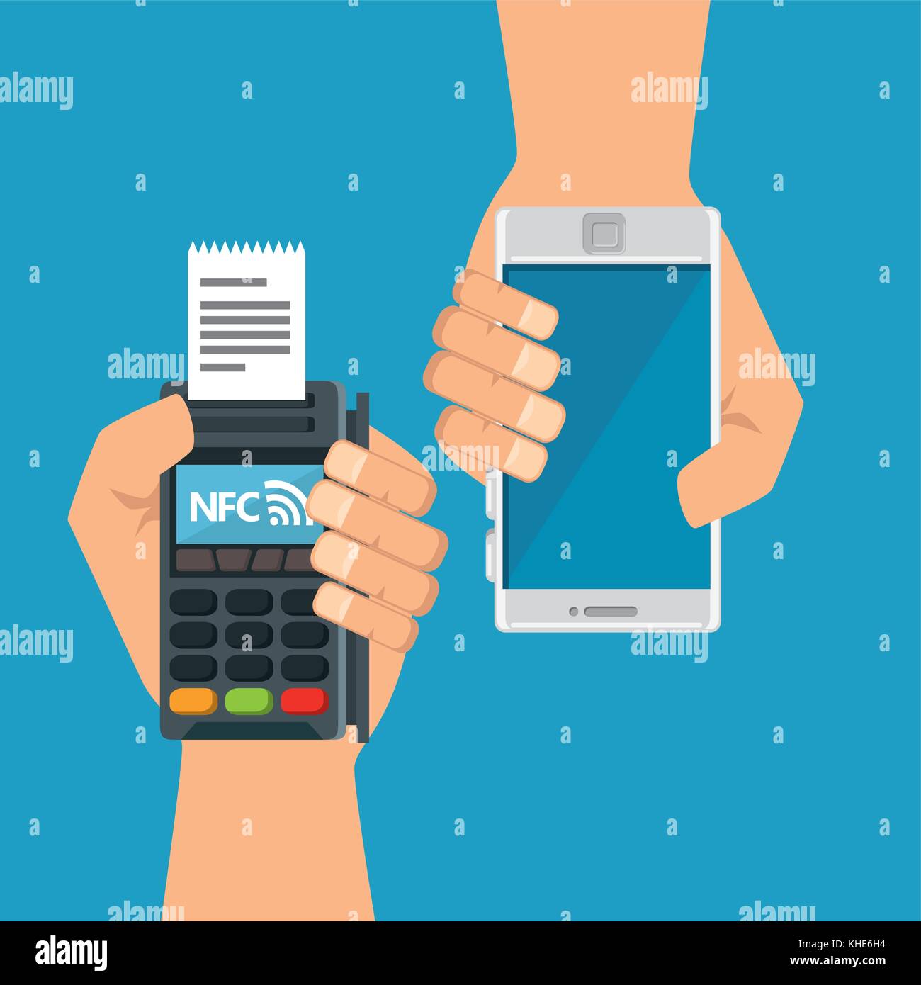 nfc technology concept design Stock Vector Image & Art - Alamy