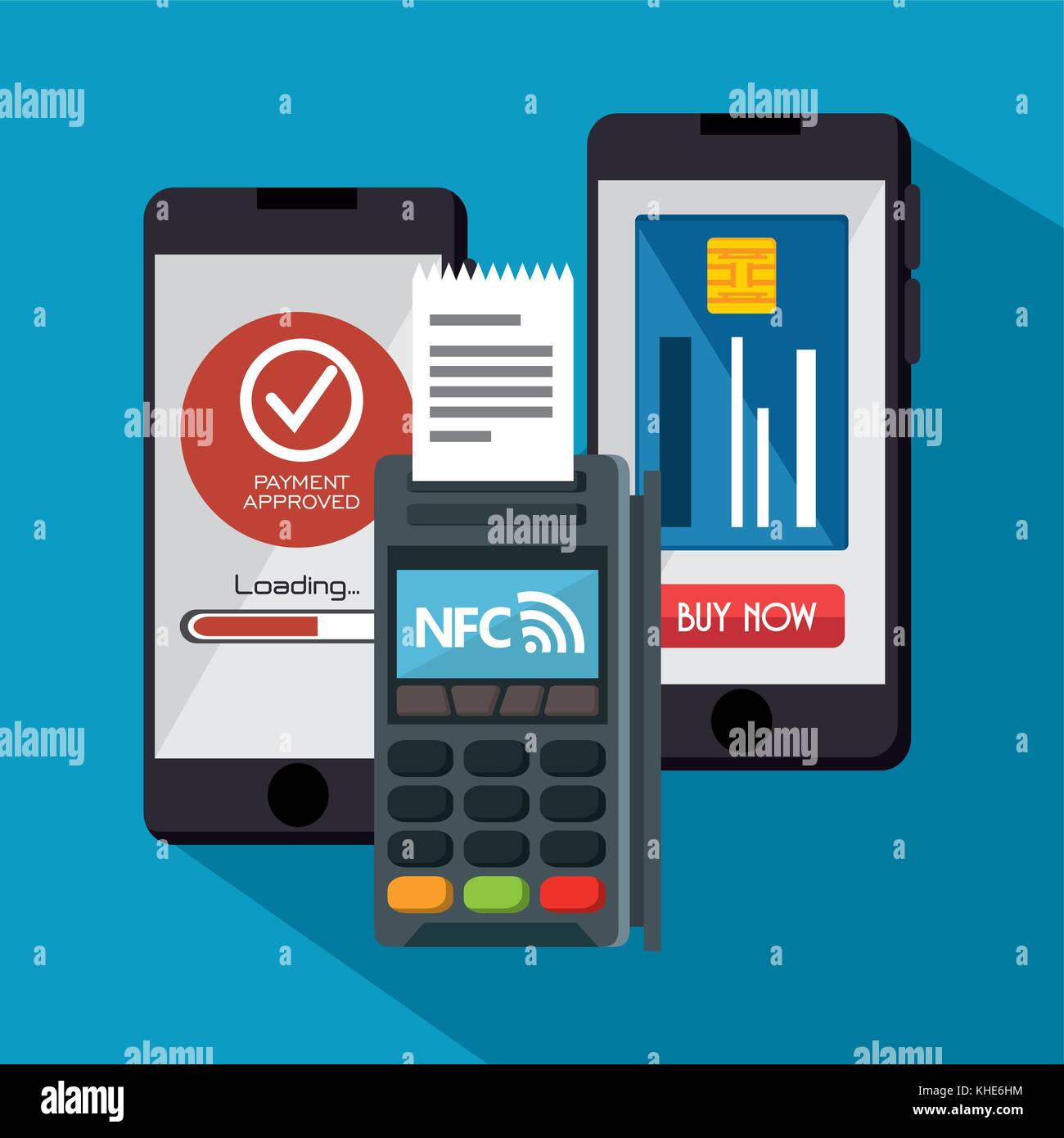 nfc technology concept design Stock Vector Image & Art - Alamy