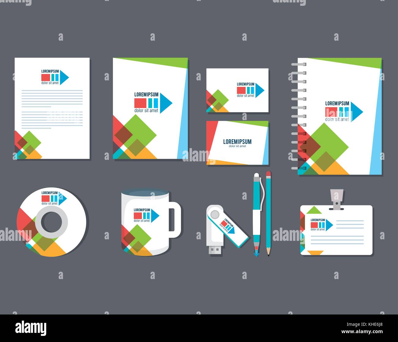 business printed advertising items Stock Vector Image & Art - Alamy