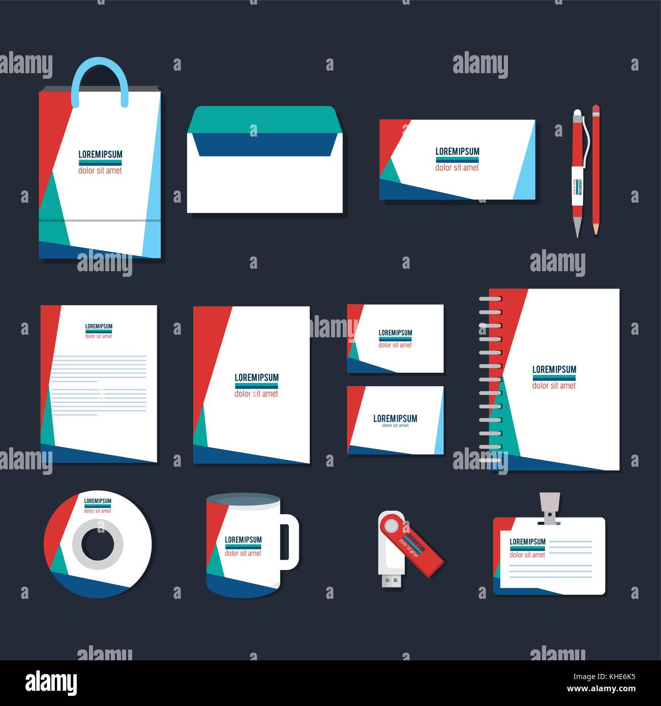 business printed advertising items Stock Vector Image & Art - Alamy