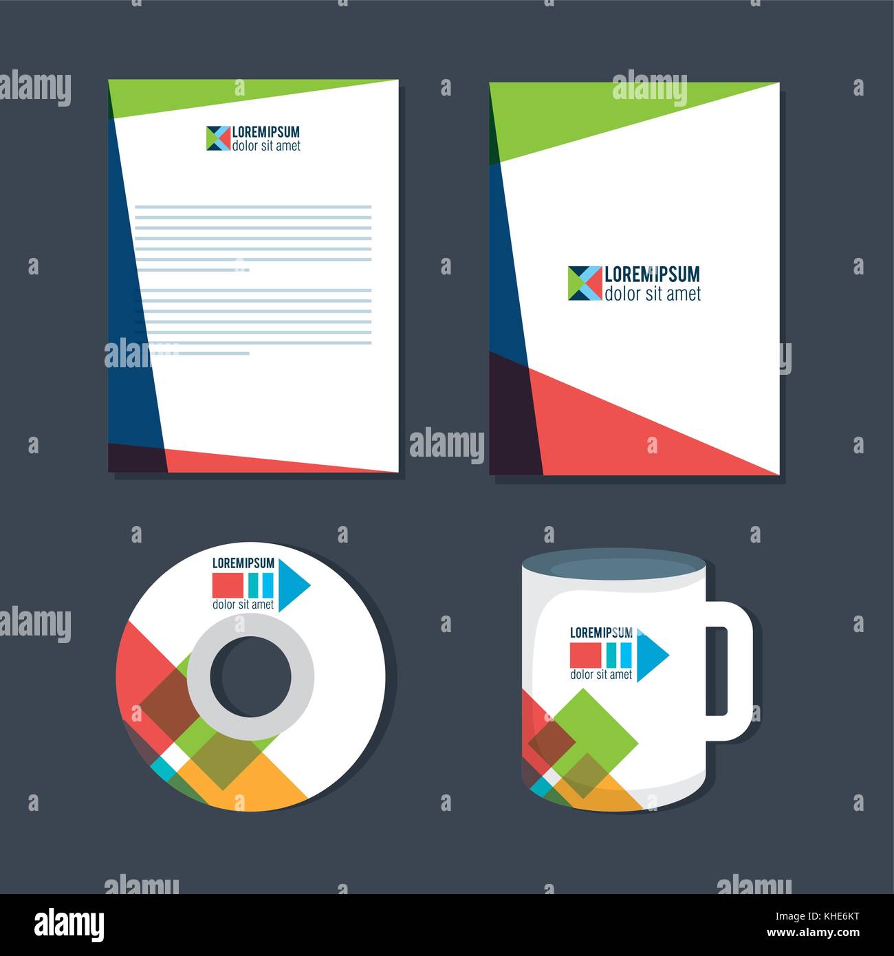 business printed advertising items Stock Vector Image & Art - Alamy