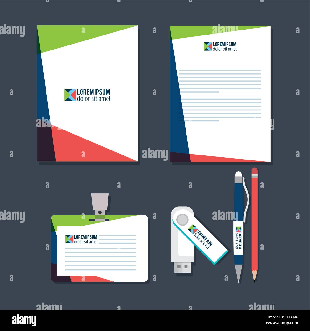 business printed advertising items Stock Vector Image & Art - Alamy